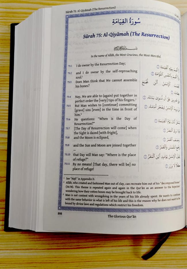 The Glorious Quran – English Translation with annotations